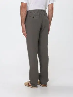 MC2 SAINT BARTH Linen Chino Trousers With Off-center Closure