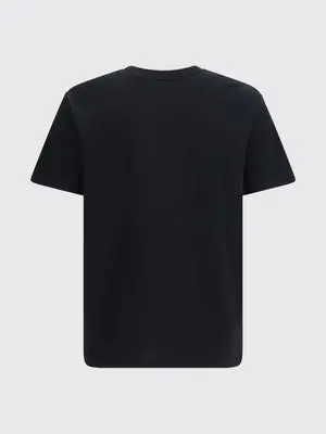 Balmain Basic Design Crewneck Short-sleeve Cotton T-shirt - Black