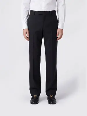Valentino Garavani Slim Fit Tailored Merino Wool Trousers