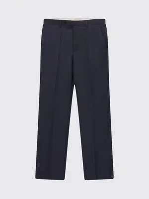Valentino Garavani Slim Fit Tailored Merino Wool Trousers - Navy