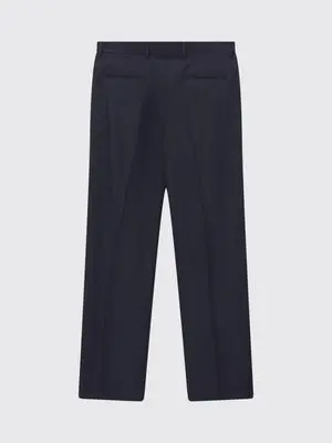 Valentino Garavani Slim Fit Tailored Merino Wool Trousers - Navy