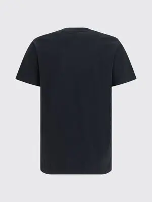 Dsquared2 Slim Fit Cotton T-shirt With Contrasting Logo Print - Black