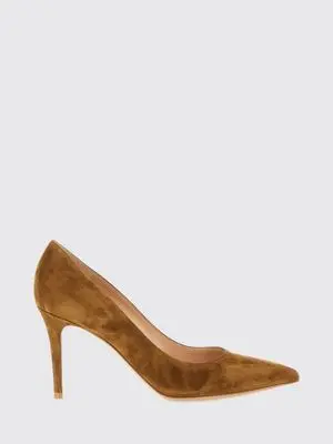 GIANVITO ROSSI Gianvito Rossi Suede Stiletto Pumps Burnt