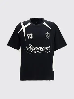 REPRESENT Polyester T-shirt With Contrast Profiles And Logo