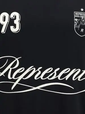 REPRESENT Polyester T-shirt With Contrast Profiles And Logo