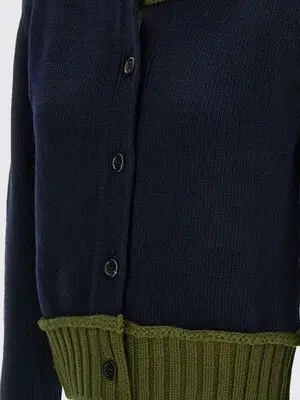 Marni Bi Abstract Wool-blend Crewneck Cardigan