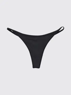 DIESEL® Oval D Logo Low-rise Polyamide Blend Thong - Black