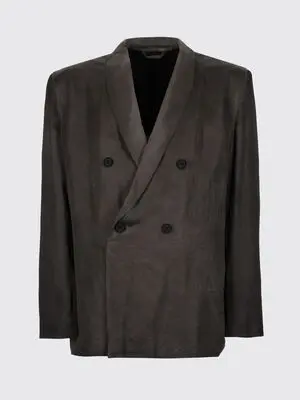 DIESEL® Double-breasted Viscose Blazer With Lapel Collar And Long Sleeves