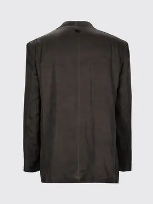 DIESEL® Double-breasted Viscose Blazer With Lapel Collar And Long Sleeves