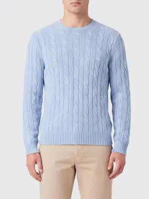 Polo Ralph Lauren 100% Cashmere Cable-knit Crewneck Jumper - Gnawed Blue