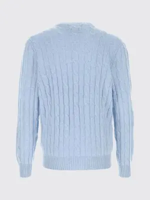 Polo Ralph Lauren 100% Cashmere Cable-knit Crewneck Jumper - Gnawed Blue