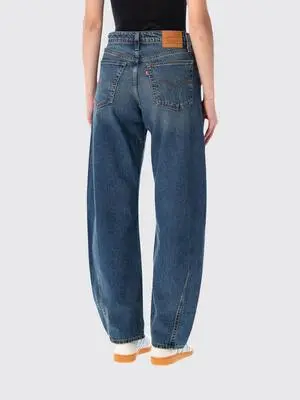 LEVI'S High-waisted Baggy Stretch Denim Jeans - Blue