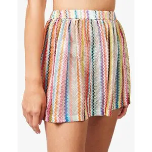 Missoni Elasticated Zig-zag Meshshorts