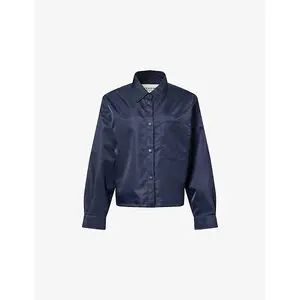 Max Mara Short-cut Water-repellent Woven Raincoat