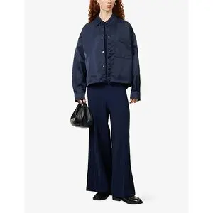 Max Mara Short-cut Water-repellent Woven Raincoat