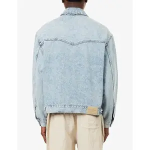 THE COUTURE CLUB Trucker Washed Cotton Denim Jacket