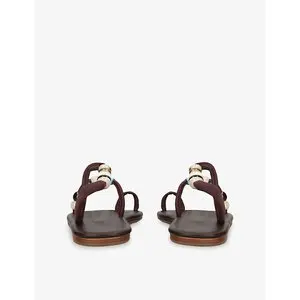 ANCIENT GREEK SANDALS Eleftheria Beads Woven Sandals
