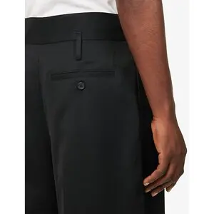 Simone Rocha Wool-blend Wide-leg Shorts