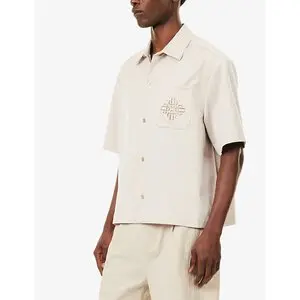 THE COUTURE CLUB Laser Cut-emblem Woven Shirt
