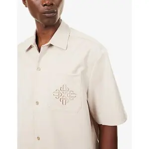 THE COUTURE CLUB Laser Cut-emblem Woven Shirt