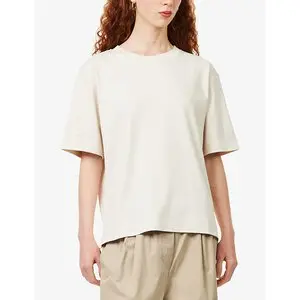 Max Mara Round-neck Relaxed-fit Cotton T-shirt