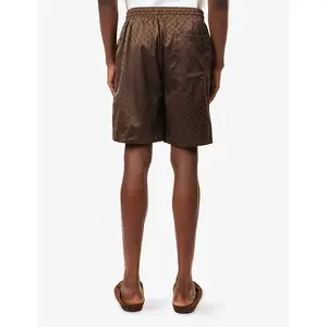 THE COUTURE CLUB Jacquard Pattern Relaxed Fit Woven Shorts