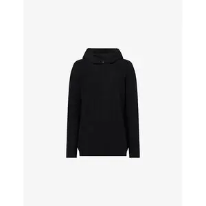 Rick Owens Long-sleeve Cashmere-blend Knit Hoody - Black
