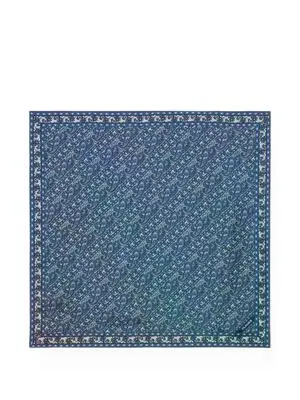 Claudie Pierlot Square Silk Scarf - Blue