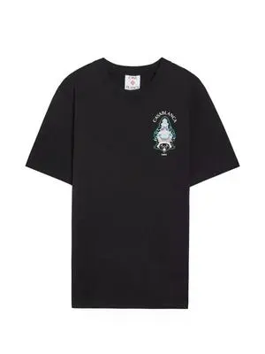 Casablanca Logo-print T-shirt - Black