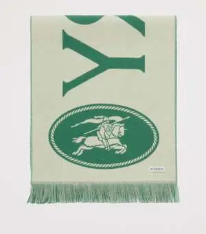 Burberry Wool Logo Scarf
