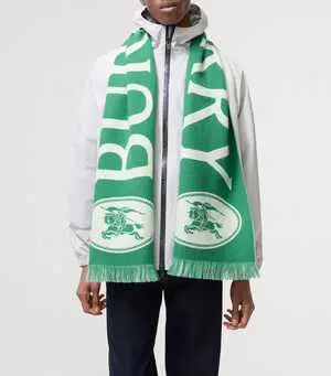 Burberry Wool Logo Scarf