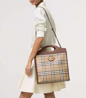 Burberry Small Check Pocket Bag