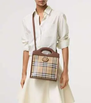 Burberry Mini Canvas Pocket Bag