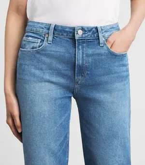 Paige Mason Ankle Mid-rise Straight Jeans