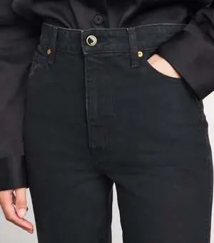 Khaite Danielle High-rise Straight-leg Jeans