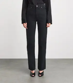 Khaite Danielle High-rise Straight-leg Jeans