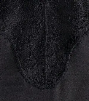 ANINE BING Silk-blend Mael Cami Top