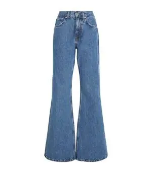 ANINE BING Wyatt High-rise Flared Jeans