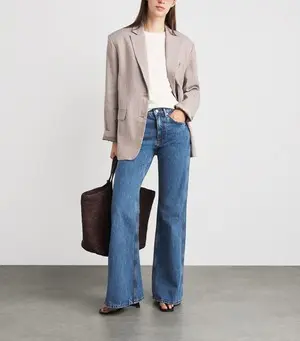 ANINE BING Wyatt High-rise Flared Jeans