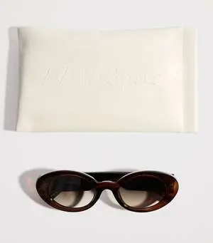 Le Specs Nouveau Vie Oval Sunglasses