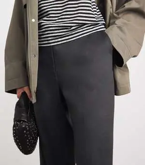 Theory Linen-blend Capri Trousers