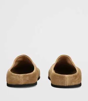 Dear Frances Suede Vico Clogs - Beige