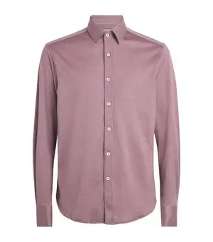 Canali Cotton-lyocell Jersey Shirt
