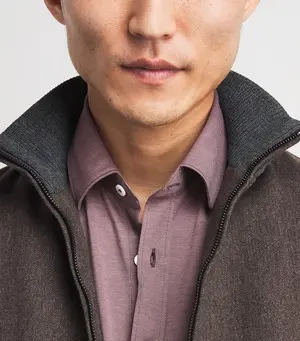 Canali Cotton-lyocell Jersey Shirt