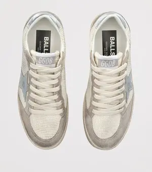 GOLDEN GOOSE Ball Star Fabric And Suede Sneakers