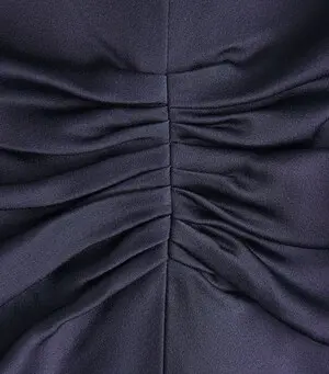 Victoria Beckham Satin Bela Midi Dress
