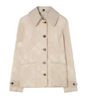 Burberry Quilted Fernleigh Jacket - Beige