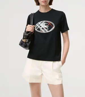 Burberry Cotton Check Ekd T-shirt