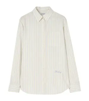 Burberry Silk-cotton Stripe Shirt