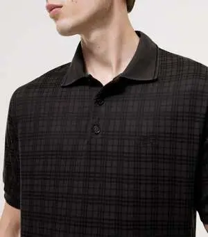 Burberry Check Jacquard Ekd Polo Shirt